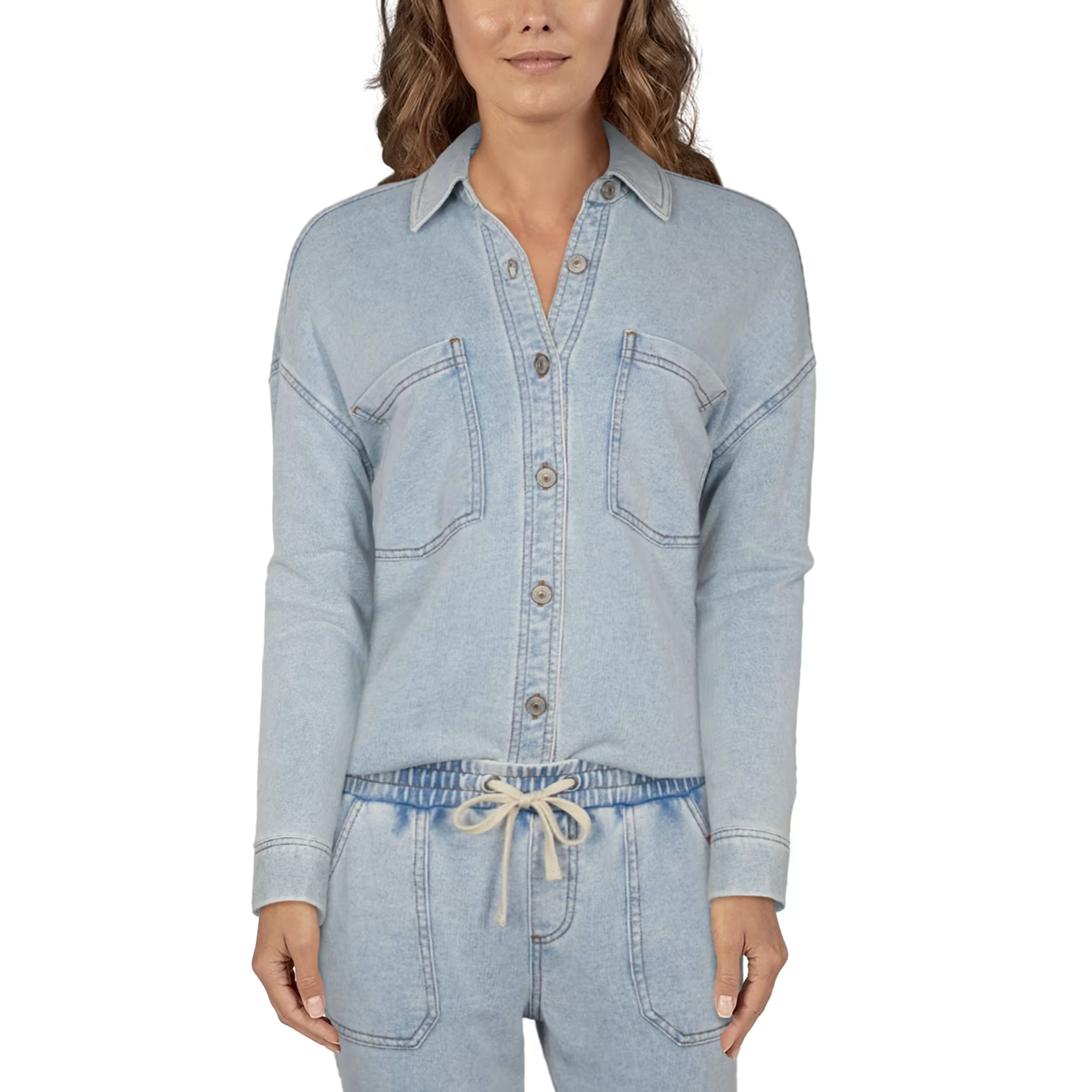 Natural Reflections Denim Knit Shirt Jacket for Ladies | Bass Pro Shops